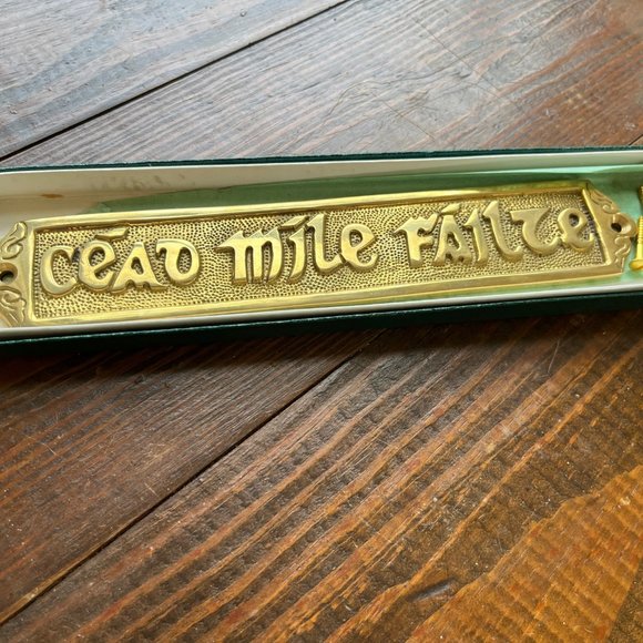 Liffey | Accents | Brass Cad Mile Filte Door Plate | Poshmark